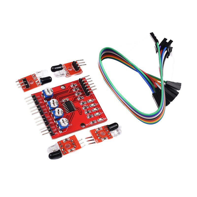 4-Channel Infrared IR Tracking & Obstacle Avoidance Sensor Module ...