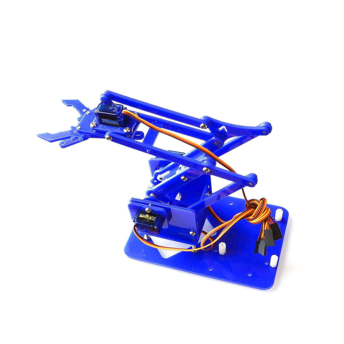 Robot Arm Kit – 4 DOF DIY Mechanical Arm with SG90 Servos • ROBOTECH JR